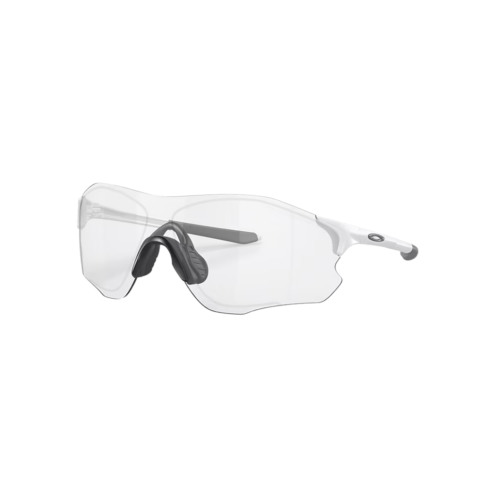 Oakley - Cyber Zero - Matte White - Clear Photochromatic – Allez Running
